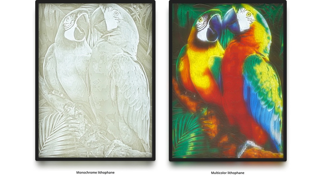 Bambu Lab PLA CMYK Filament Bundle Lithophane | 3Dmensionals